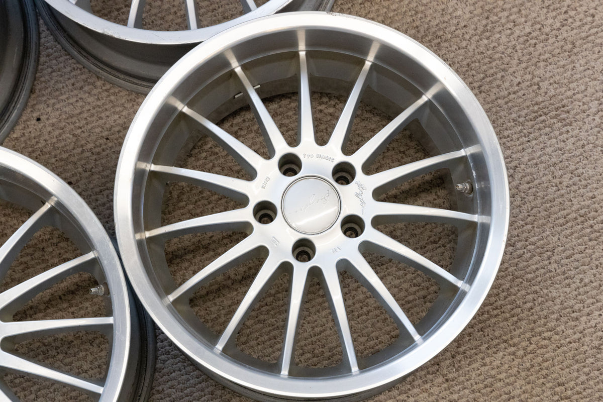 Used Breyton Magic 5x120 18x8.5 ET38 and 18x9.5 ET19 Wheel Set BMW Fit ...